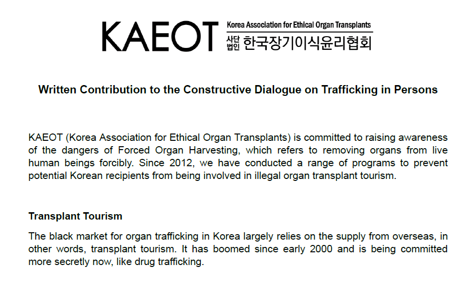 [KAEOT 기고문] ‘유엔 초국가적 조직범죄 방지협약’ 회의 : 보고서 & 학술자료