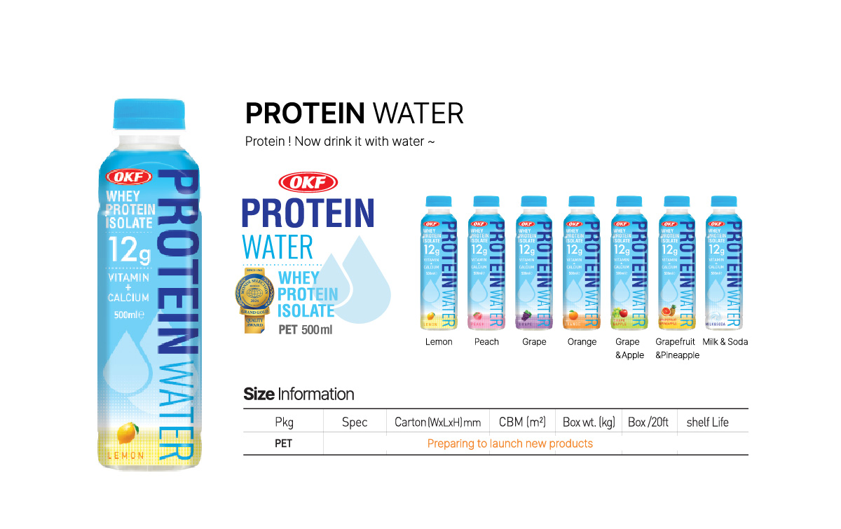 PROTEIN WATER : OKF CORPORATION