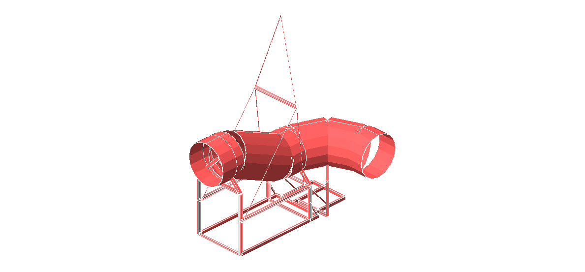 P4-PH3 1500A DUCT SUPPORT 양중 및 사용 시 구조검토 : (주)CNR엔지니어링 기술사사무소
