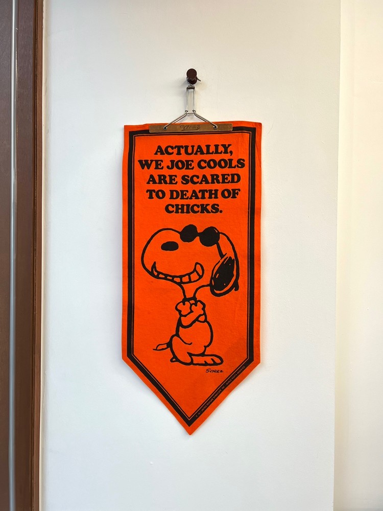 Vtg Peanuts Snoopy Felt Pennant : 라이트하우스 스토어