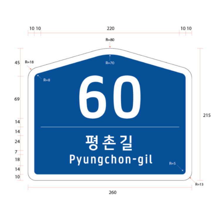 2025년형 건물번호판 : iwizard