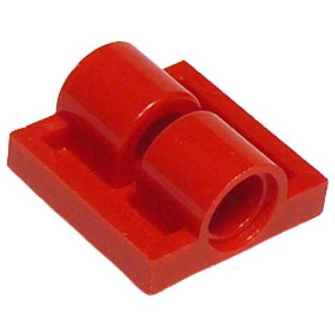 레고부품 Red Plate, Modified 2 x 2 with Pin Holes (2817) : 오!브릭 - 레고부품 쇼핑몰