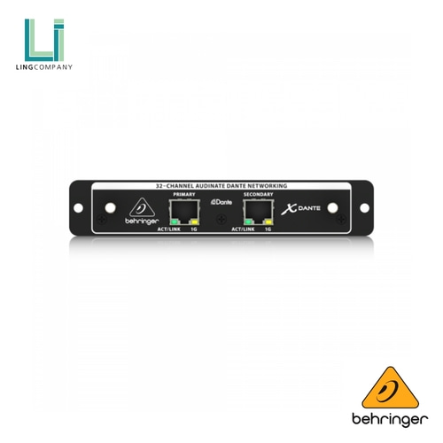 베링거 X-DANTE X32 옵션카드 : 사운드스토리