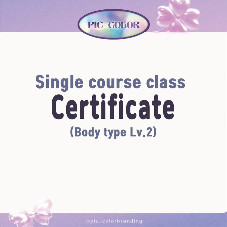 Single(Body Type LV.2) : en.piccolor.kr