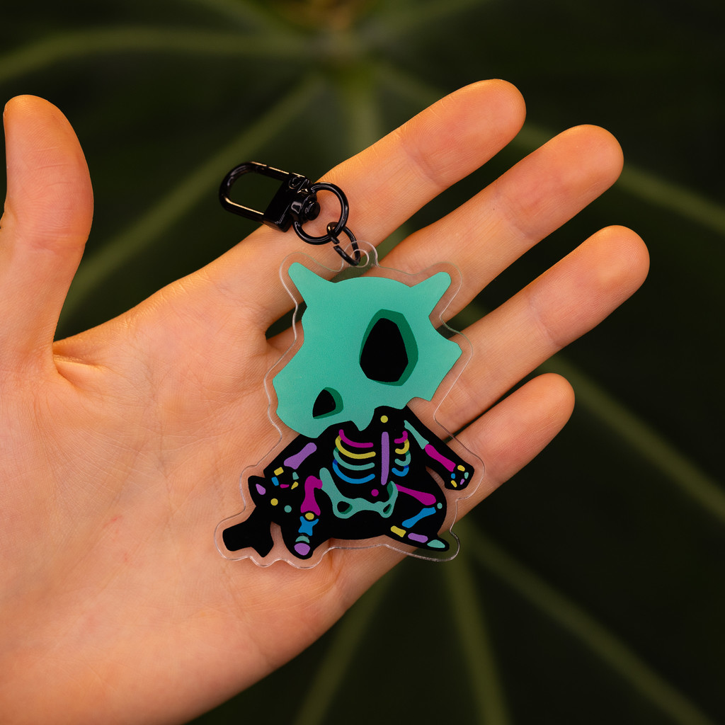 Skele-bone Acrylic Keychain : Roundliners