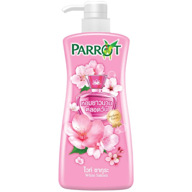 Parrot/พฤกษานกแก้ว ครีมอาบน้ำ กลิ่นไวท์ ซากุระ 500ml : นิโกะ นิโกะ มาร์เก็ต/ตัวแทนจัดซื้อและจัด ...