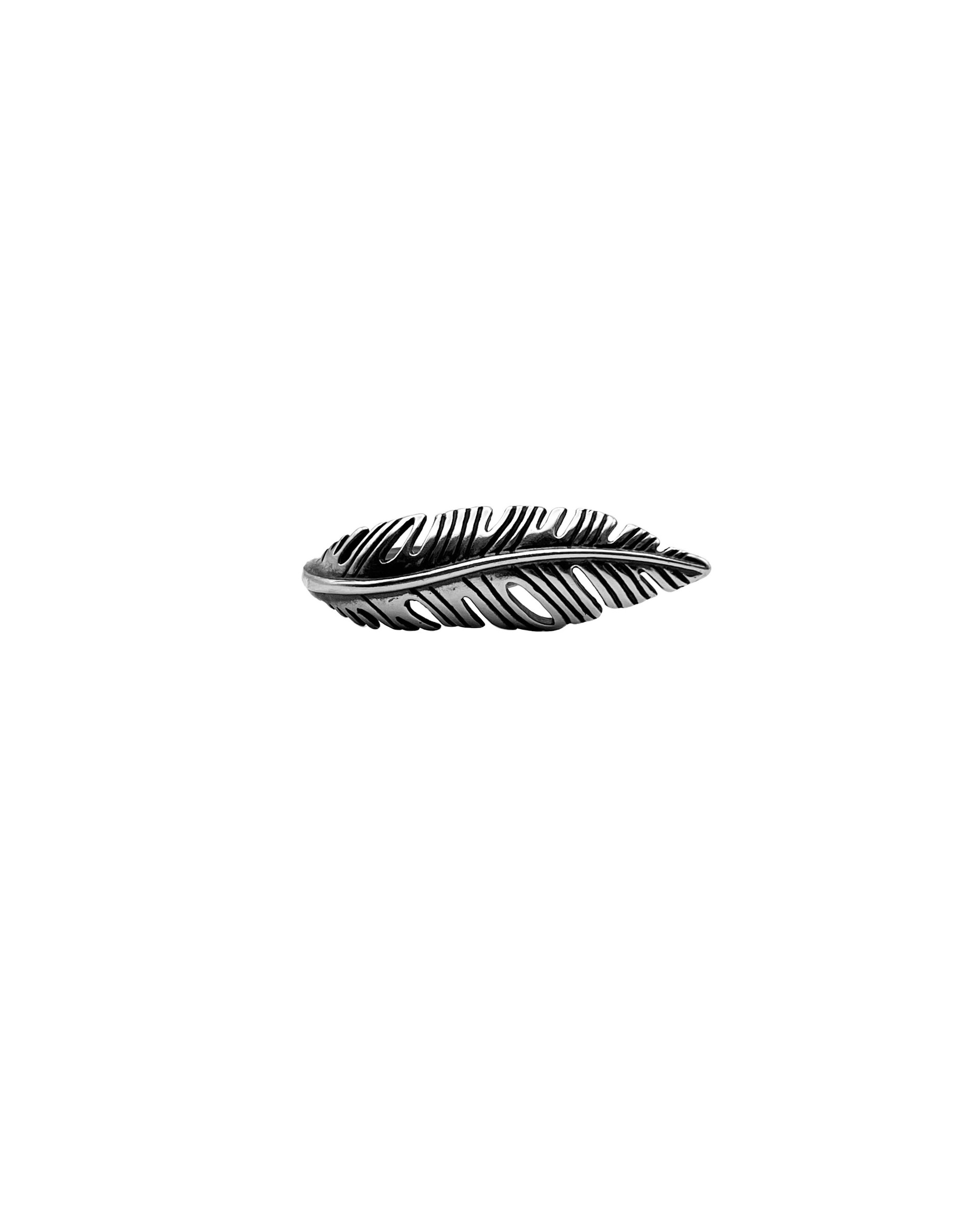Vintage Horizontal Feather 925silver Ring : ENCANTO