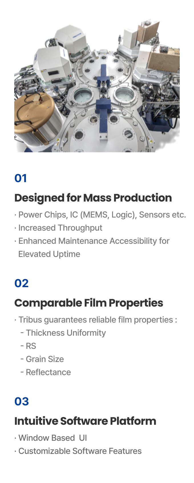 TRIBUS | Enhanced PVD System for global chipmakers