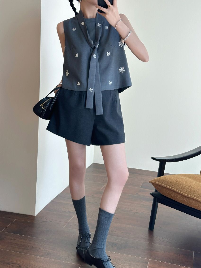 WANGER Embroidery Suit Top : 소냐도르(soñador)