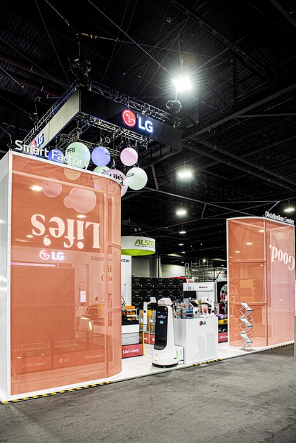 LG Electronics @ 2024 MODEX in Atlanta : 자카란다디자인
