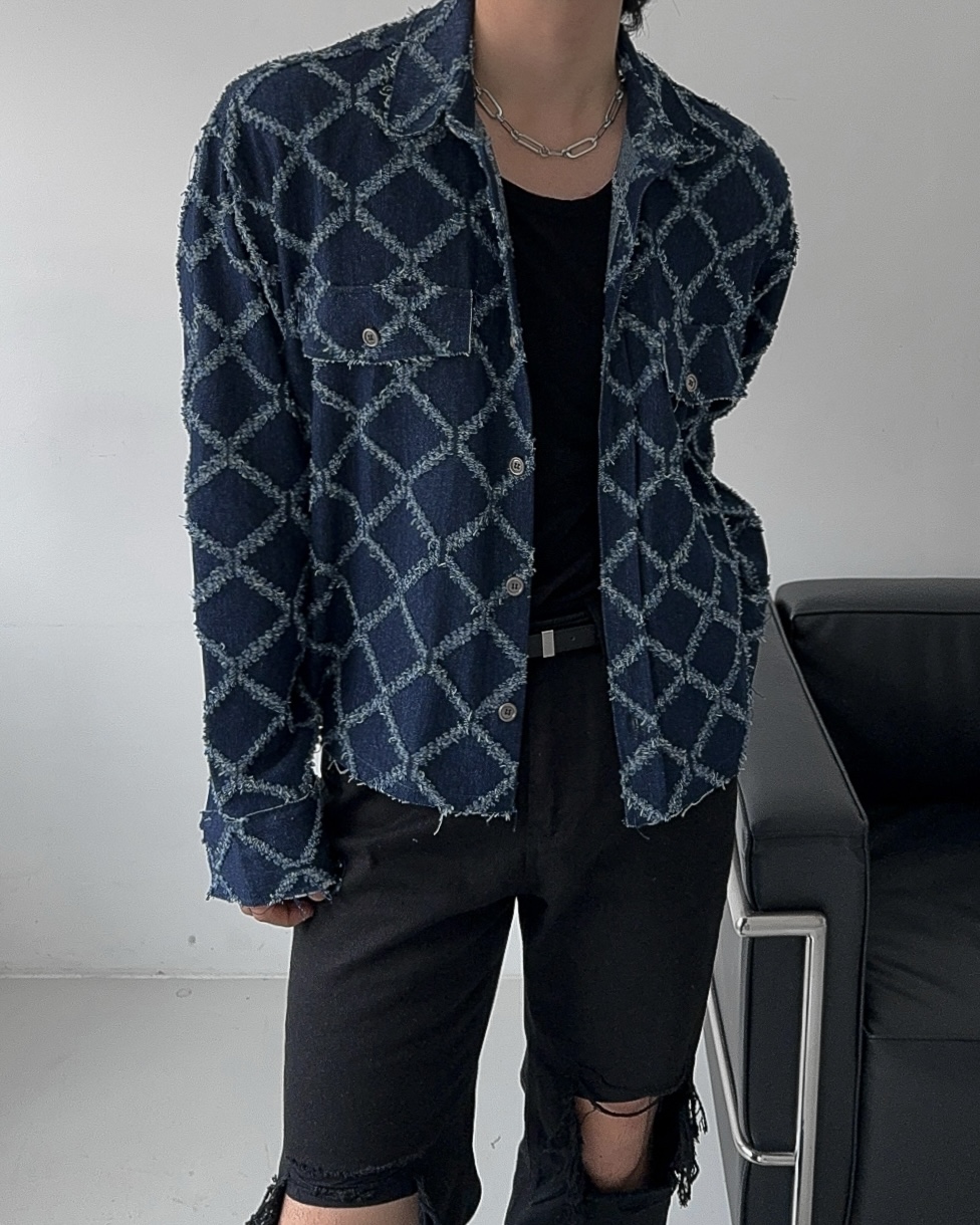 (BEST) [MD추천] 카사 다이아 컷팅 자켓 2COL : 이치반