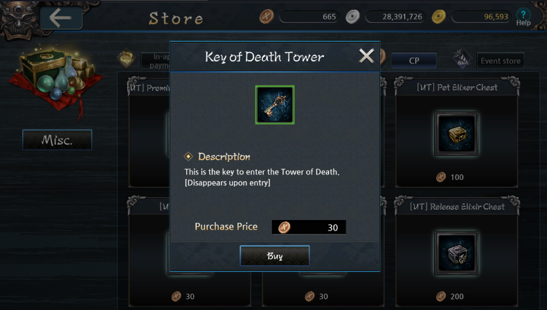 The Tower of Death : TSGAMES