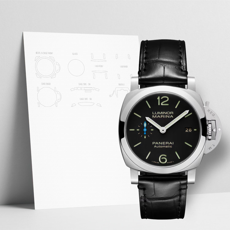 워치쉘 파네라이 루미노르 루미노르 쿼란타 PAM-01372 40MM 보호 필름 : 시계 보호필름, 워치쉘