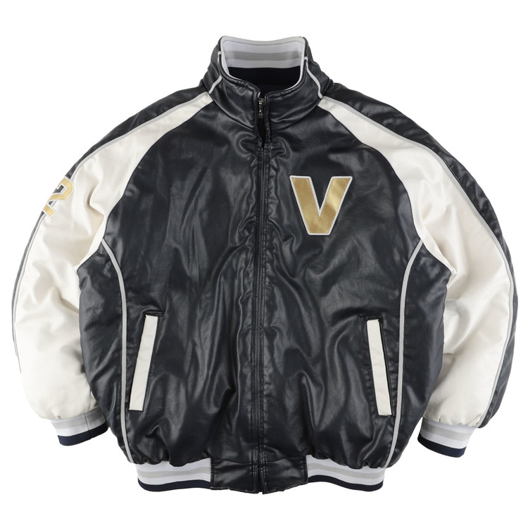 LETHER BASEBALL JUMPER : 패들러