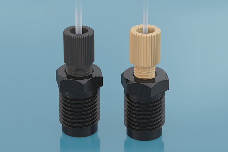 [Fitting]PEEK Adapter 1/2-20UNF&1/4-28UNF 미국규격 연결용 HPLC 연결용 : 티디엘사이언스
