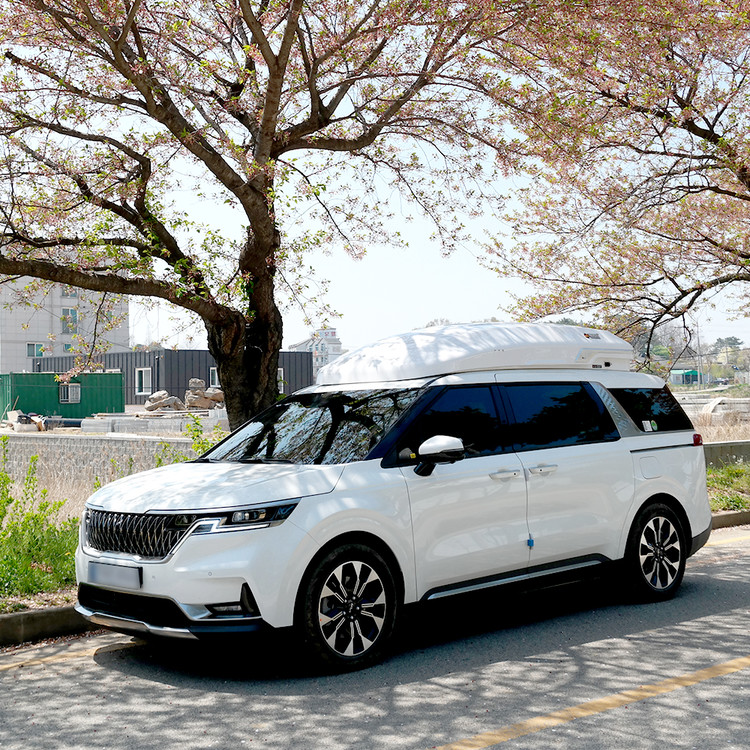 [36개월 렌탈] 휴고 일체형 루프박스 카니발 KA4 하이 리무진 루프캐리어 : 카뷰티