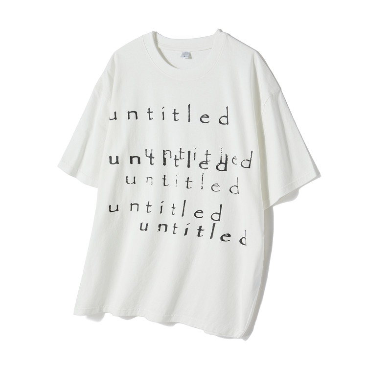 Untitled Layer Logo Pigment Wash Short Sleeve Off White : untitled_official