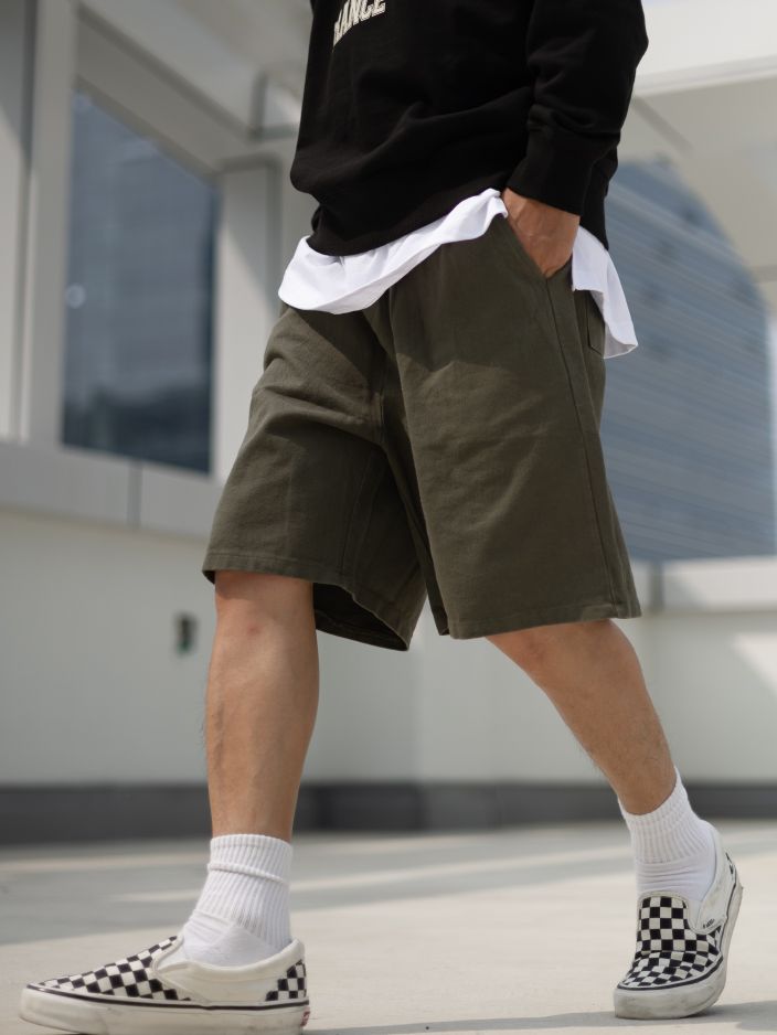 Semi over fit cotton bermuda pants [ACH242BO010] : ACHRO(아크로)
