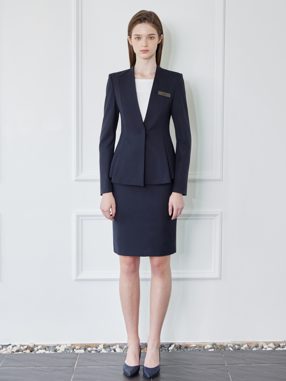 로체 네이비 자켓 : (주)한스앤수쿠니에 한스유니폼