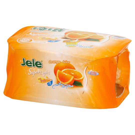 Jele/เจเล่ ซูเปอร์ไลท์ เยลลี่คาราจีแนน รสส้ม 125ml (แพ็ค 6) : นิโกะ นิโ ...