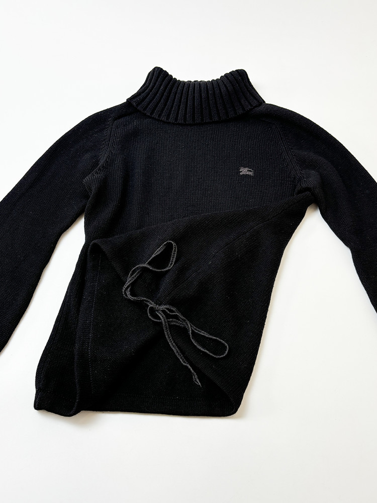 BLUE LABEL BURBERRY TURTLE STRING SWEATER : oaens