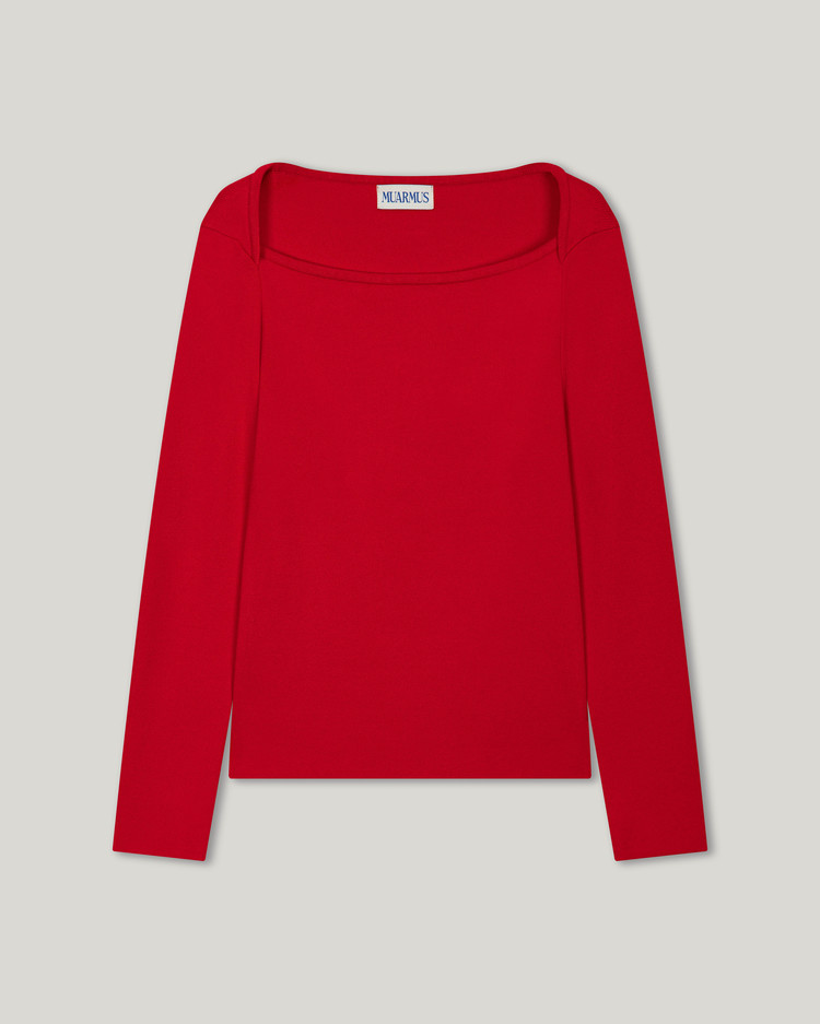 Arrow Soft Knit [Red] : 무아르무스 MUARMUS