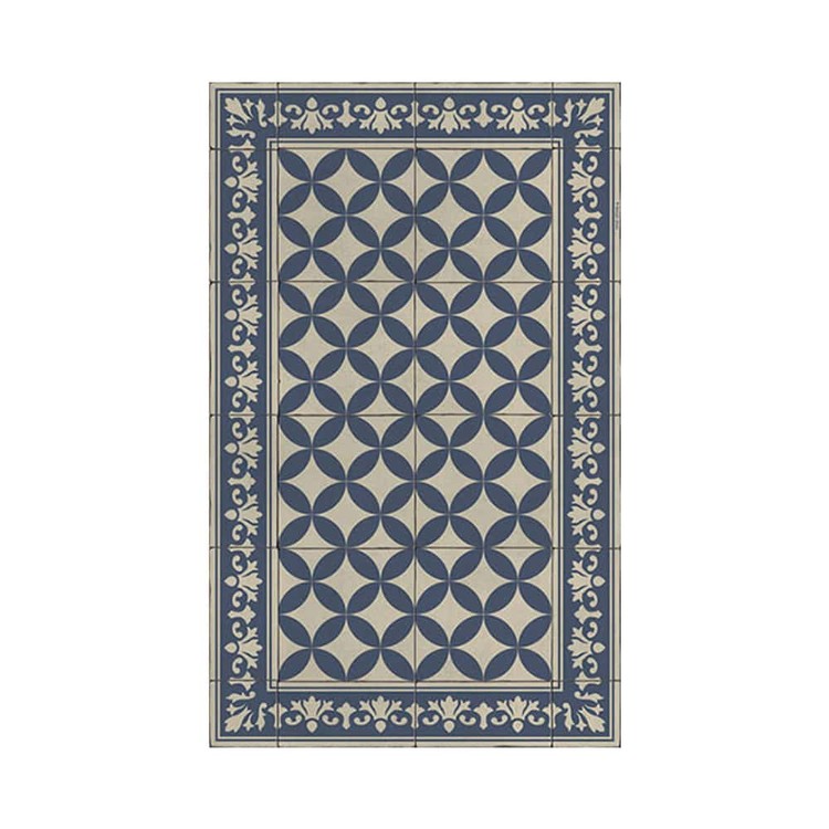 베이자플로우 PVC 소피 러그 - 블루 콘크리트 (12size) : 라벨르엠 - Labelle M