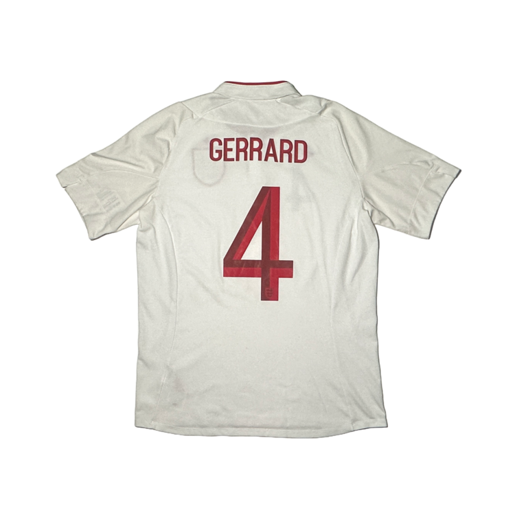 2012-2013 England Home #4 Gerrard Shirt - L : 433seoul