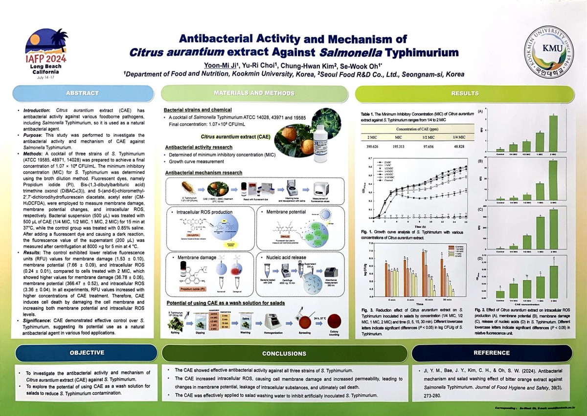 International association for Food Protection(IAFP) 2024 Annual Meeting ...
