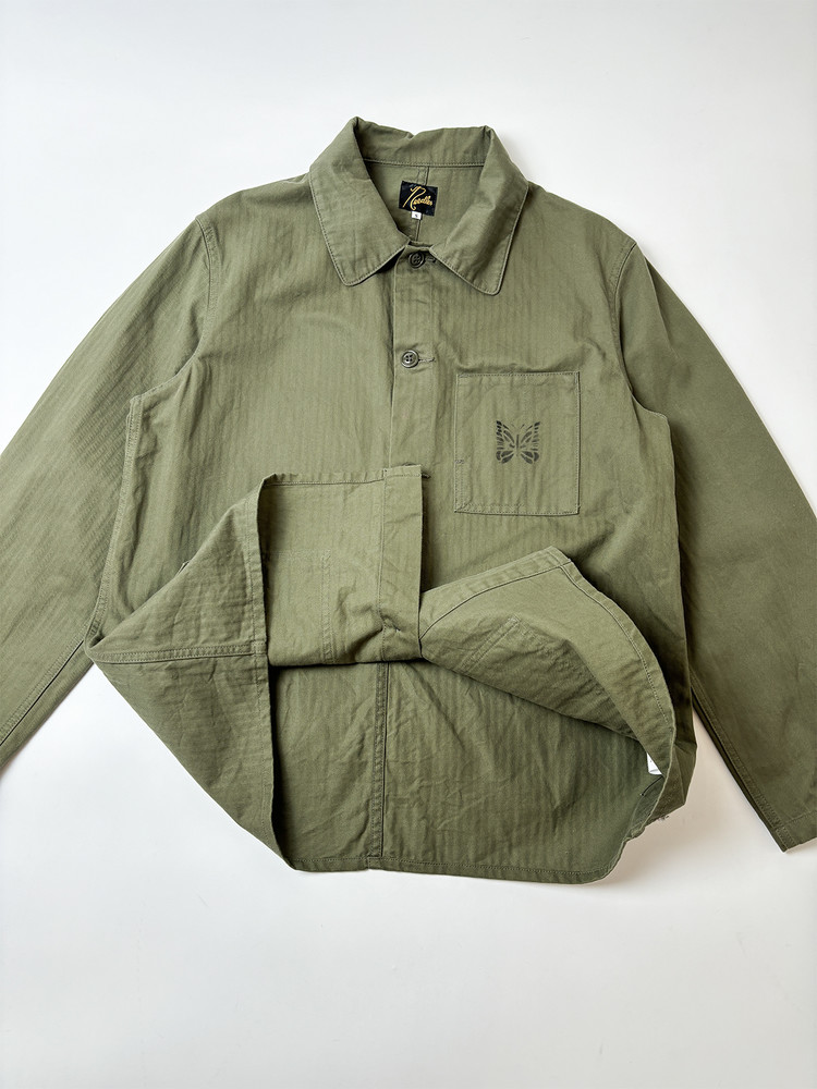 NEEDLES COTTON POCKET JACKET : oaens