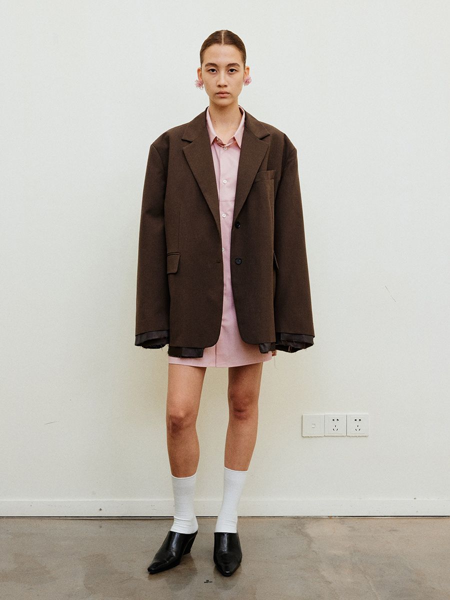 Loose Trim Layered Blazer : 리디큘러스(RIDICULOUS)