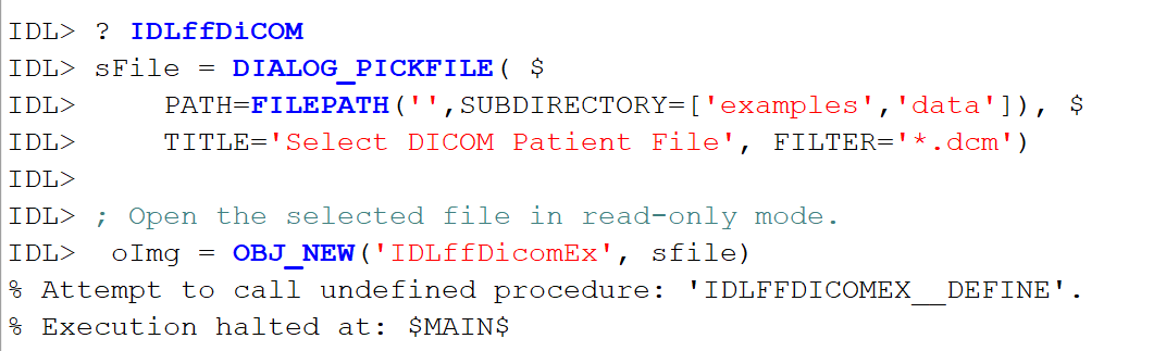 IDL DICOM Toolkit 은 추가 설치가 필요합니다. : IDL-ENVI