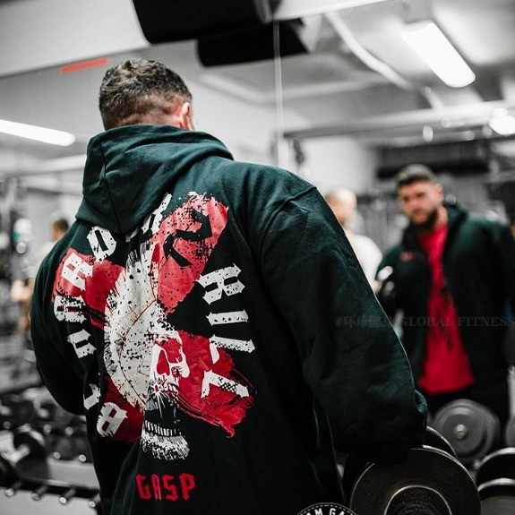 GASP HOOD ZIP-UP OVER FIT T-SHIRT : TOP DOG