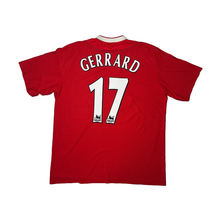 2002-2004 Liverpool Home #17 Gerrard Shirt - L : 433 SEOUL