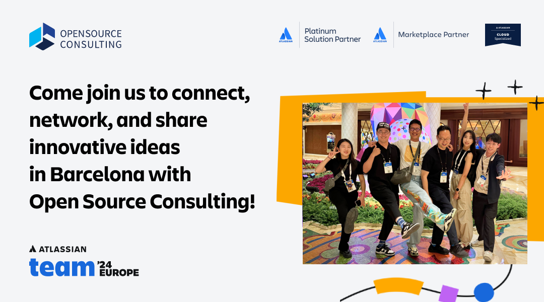 Join us at Atlassian Team '24 in Barcelona : OPENSOURCE CONSULTING