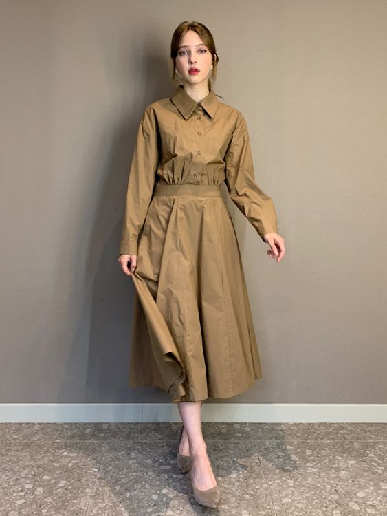 Basic.Flare Shirts Dress (ASSQ9OP01) : 파슨스 Parsons