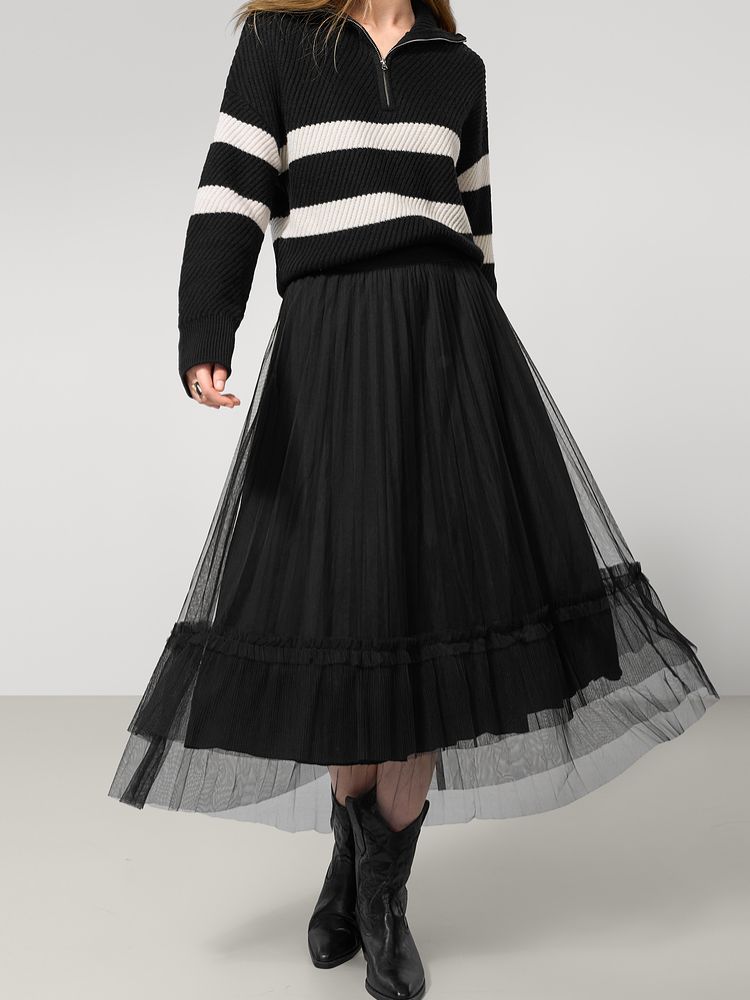 Biselena Romantic French Pressed Skirt : 엘레니크(Elenique)