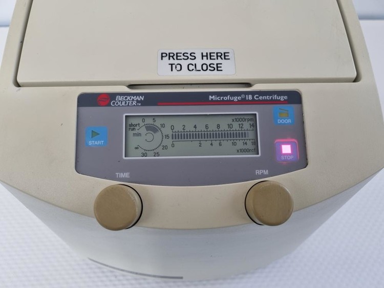 BECKMAN COULTER Microfuge 18 Centrifuge 원심분리기 : 엠아이티솔루션