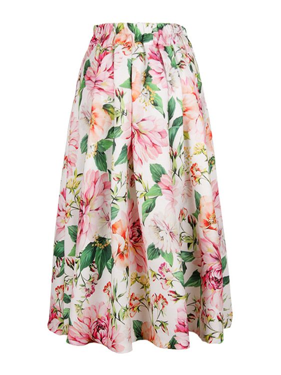 Spring Floral Skirt (ASSR4SK03) : 파슨스 Parsons