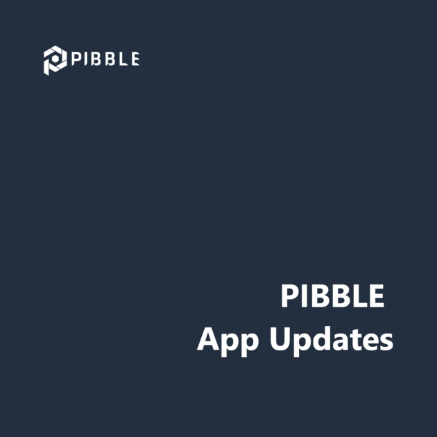 [AI PIBBLE] 피블앱 업데이트 / [AI PIBBLE] PIBBLE app update : AI PIBBLE
