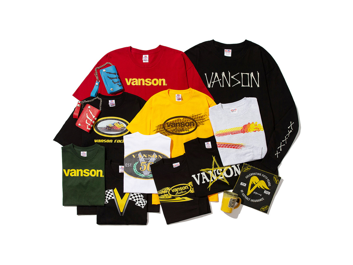 Vanson 50주년 한정판 아이템 발매 : HIDE/AND/RIDE