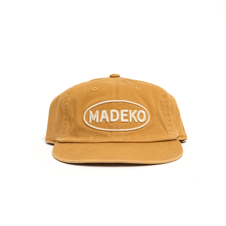 ORIGINAL LOGO CAP_MUSTARD : 마데코 (MADEKO)