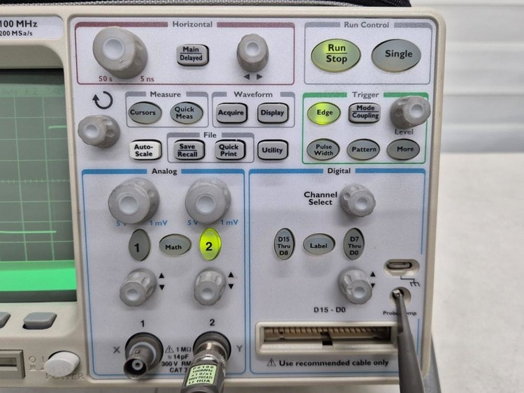 Agilent 54622D Mixed Signal Oscilloscope 100MHz 오실로스코프 : 엠아이티솔루션