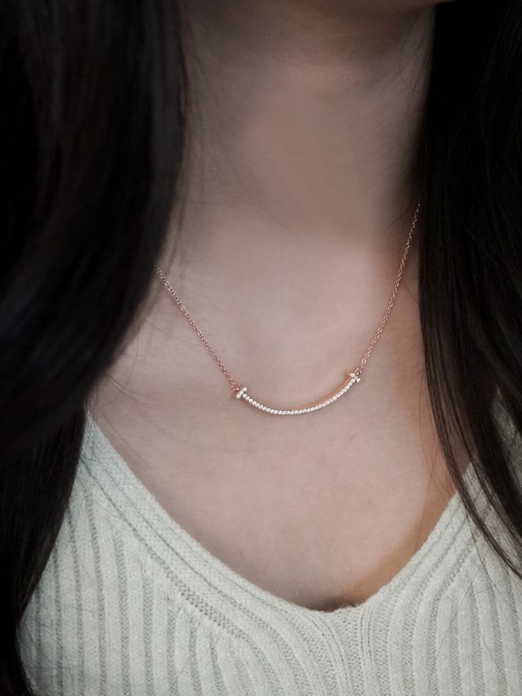 실버925 프리미엄 파니 스마일 스틱 목걸이 SNF191 : HRM SILVER