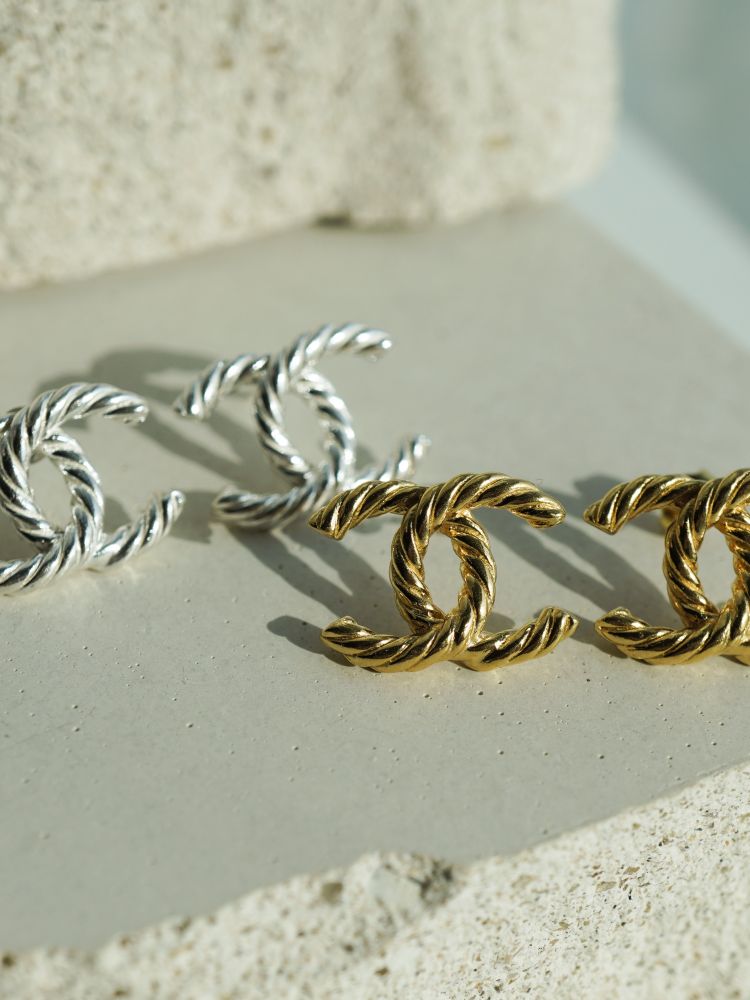 실버925 트윌 펜던트 진주 딸랑 귀걸이 SEF140 : HRM SILVER