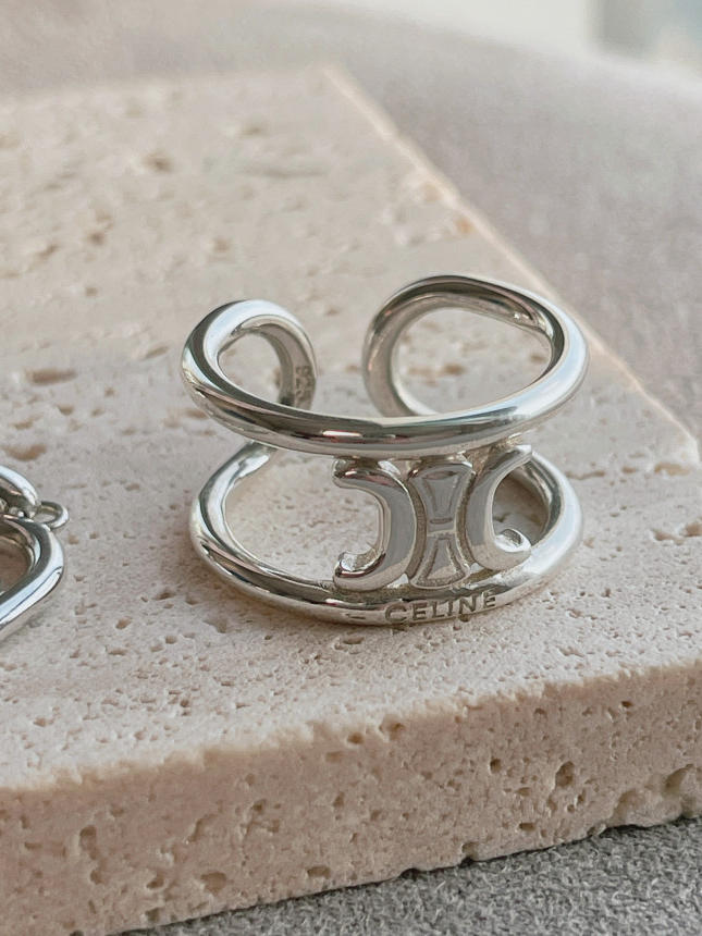 실버925 오리지널 셀 와일드 오픈링 SRF37 : HRM SILVER