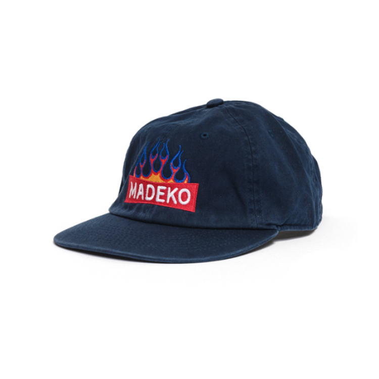 FLAME CAP_NAVY : 마데코 (MADEKO)