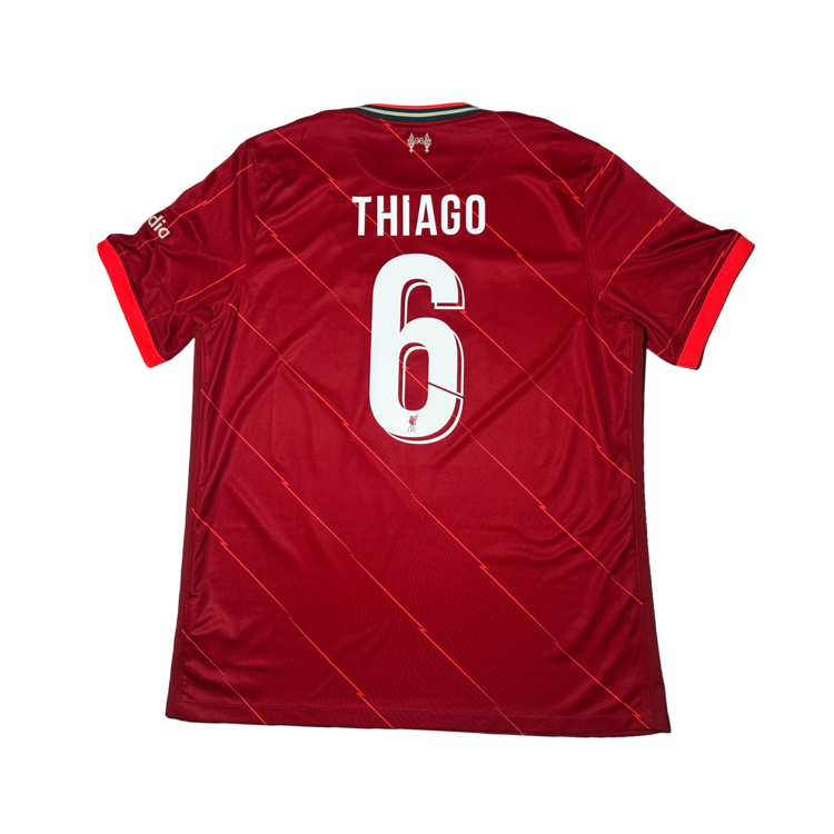 2021-2022 Liverpool Home #6 Thiago Shirt - XL : 433 SEOUL