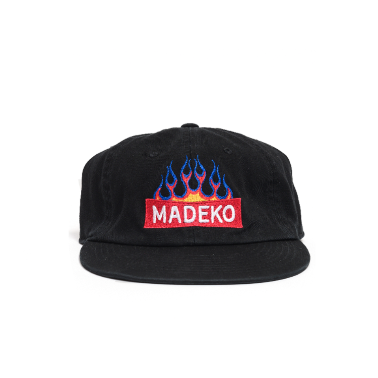 FLAME CAP_BLACK : 마데코 (MADEKO)