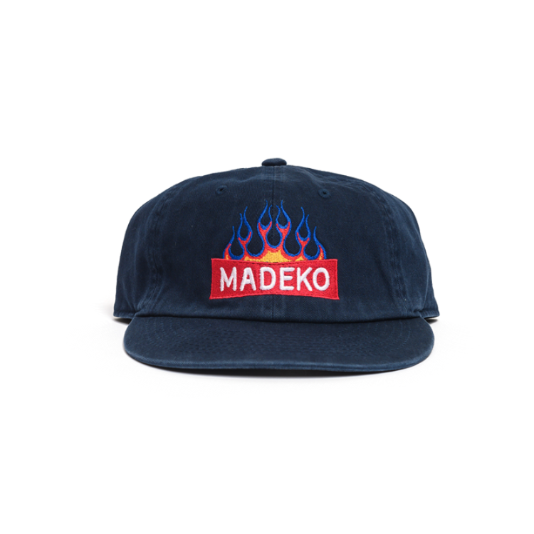 FLAME CAP_NAVY : 마데코 (MADEKO)